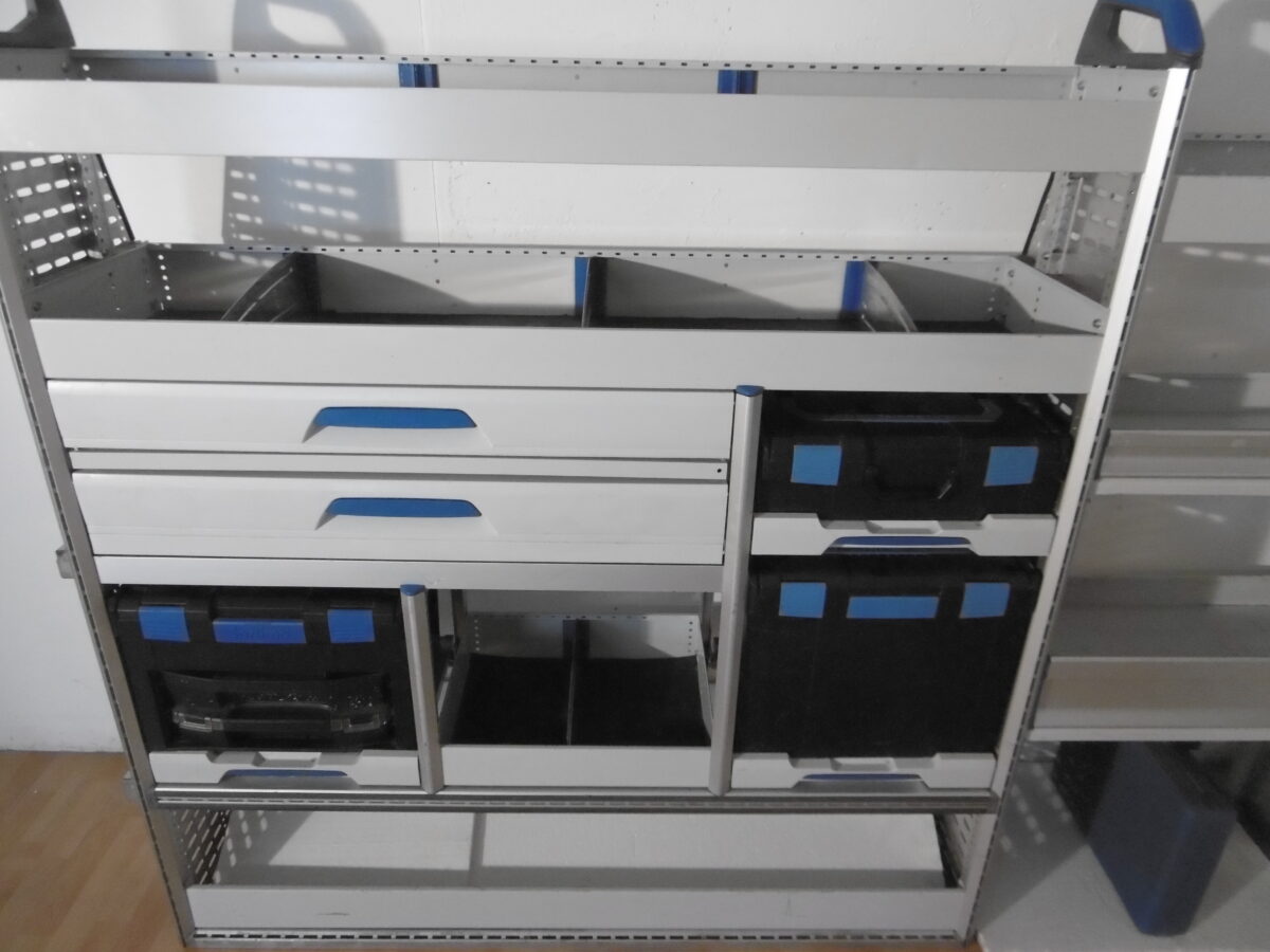 FES BERLIN gebrauchte SORTIMO Fahrzeugeinrichtung GLOBELYST Regal ...