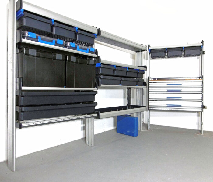 FES GmbH SR5 SORTIMO Fahrzeugeinrichtung gebraucht neuwertig Werkbank KFZ Sprinter Transit VW ...