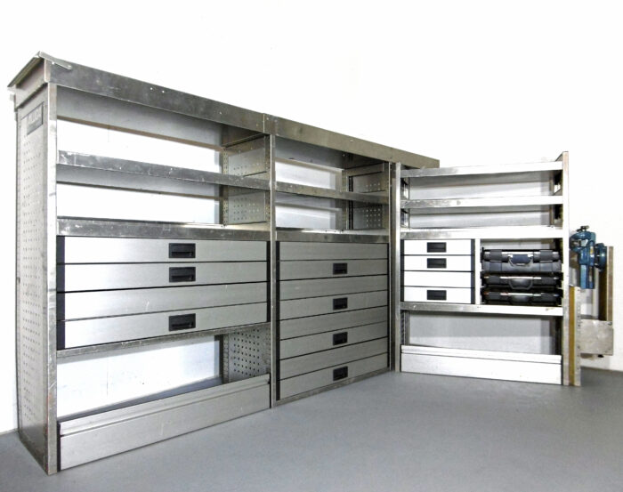 FES GmbH gebrauchte ALUCA Fahrzeugeinrichtung Van Regal Werkbank Ducato ...